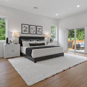 Thin Narrow Ink Stripes Wall Art Black White Minimalist - Etsy