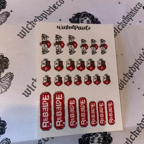 Rebelde Nail Art Decals 2023 Tour Natural Acrylic or Press on Nail ...