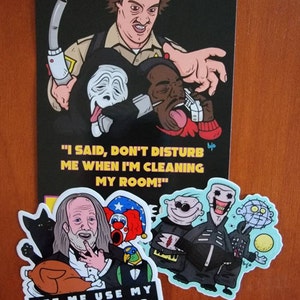 Scary Movie Sticker Funny Horror Stickers Wazzup Collectible Slaps ...
