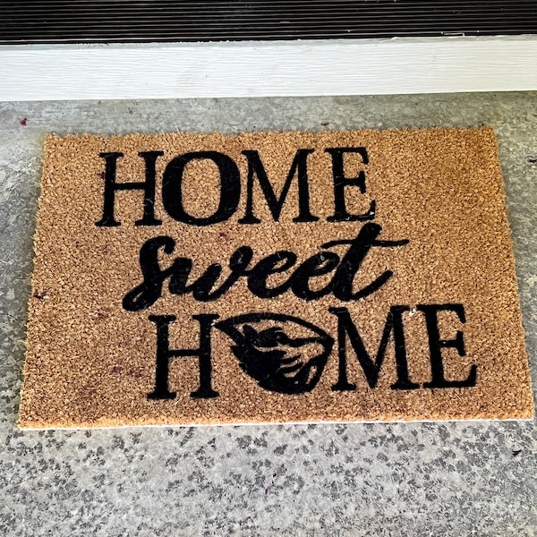 House Divided Sports Coir Doormat: Personalized Welcome Mat - Etsy