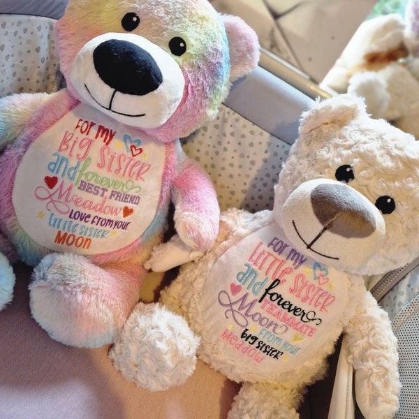 Hand Picked From Heaven Teddy Bear, Personalised Memorial Teddy Bear ...