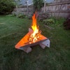 Large Hot Rolled Steel Fire Pit - Etsy