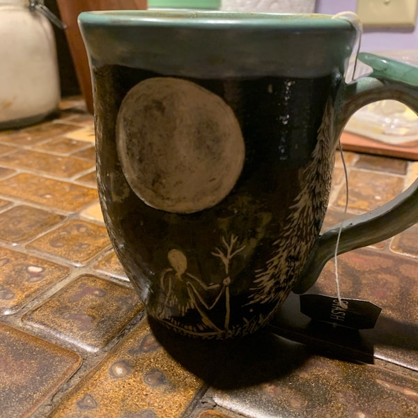Witch Full Moon Mug (made to Order) - Etsy