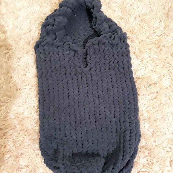 Hooded Baby Cocoon -- a Loom Knit Pattern - Etsy