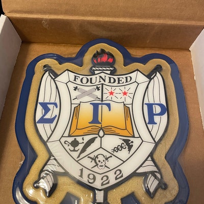 Sigma Gamma Rho 10 Inch 3-layered Shield - Etsy