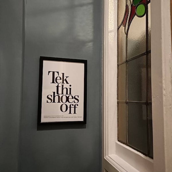 Yorkshire Dialect Print, Yorkshire Slang, Mek Thi Sen at Home ...