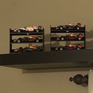 Hotwheel 10 Car Display Stand Industrial Design W Hidden Wall Mount ...