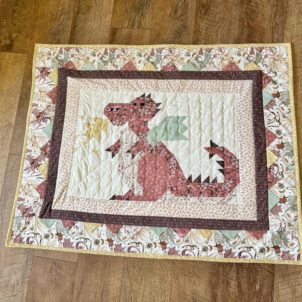 Boris the Dragon Quilt Pattern - Etsy