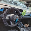 Short Plush Steer Wheel Cover, Universal Winter Warm Wheel Cover ...