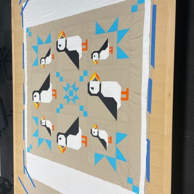 QUILT PATTERN Puffin Star Quilt Pattern by Art East Quilting Co ...