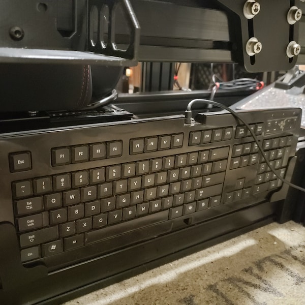 Keyboard Holder / Mount for Sim Racing Rig - Etsy