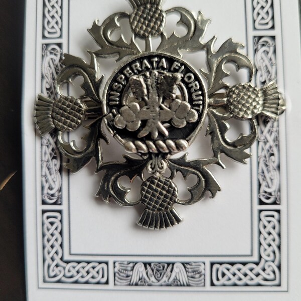 Gillespie Clan Crest Scottish Cap Badge CB02 - Etsy