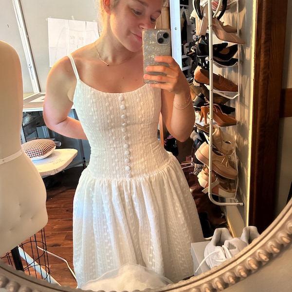 Basic Midi Dress Pattern | Low-waist Dress Pattern | Mediterranean ...