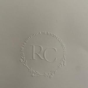 Custom Logo Embossing Stamp, Logo or Emblem Embosser, Wedding Logo ...