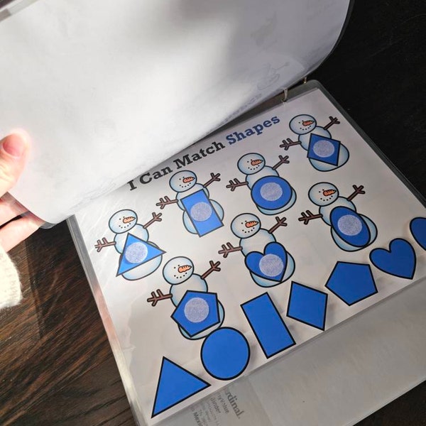 Kindergarten-1st Grade Learning Binder Ages 5-7 - Etsy