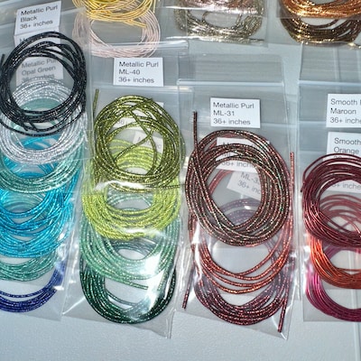 Artistic Embroidery Thread, Metallic Thread for Hand Embroidery ...
