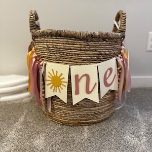 Neutral Baby Shower Banner, Boho Sun Baby Shower Decor, Oh Baby Sun ...