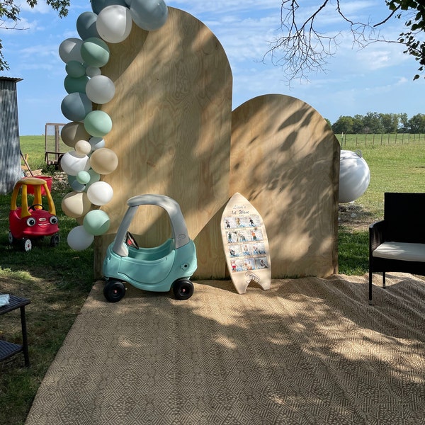 The Big One Surf Birthday L the Big One L Surfboard Birthday L DIY ...