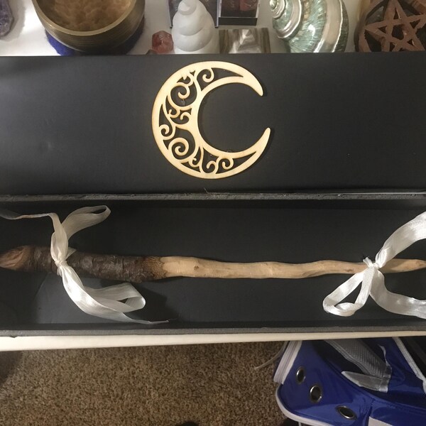 Natural Magic Wand Made of Sumac Wood Vinegar (rhus Typhina) the Wood ...