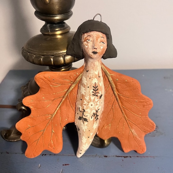 Tiny Ceramic Human Moth Wall Hangings | Handmade Terracotta Decor ...
