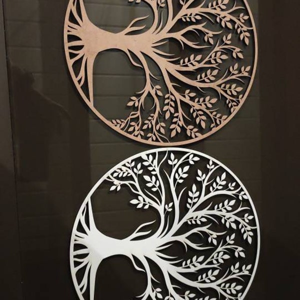 06 Tree Laser Cut Svg Files, Vector Files for Wood Laser Cutting , Svg ...