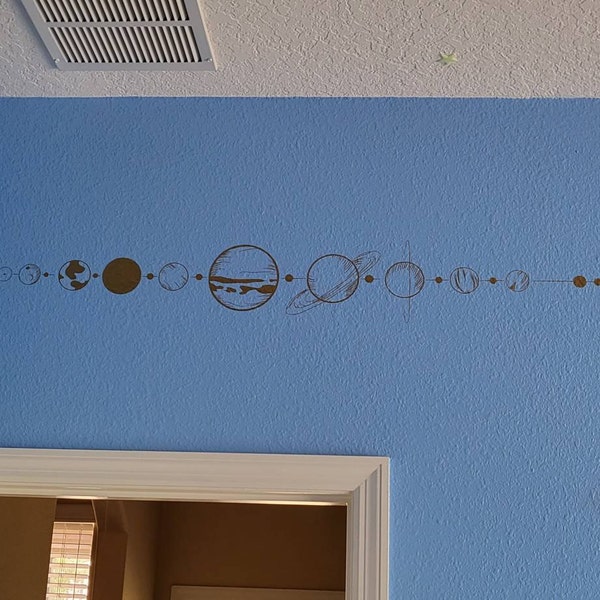 Planets Wall Decals | Solar System Decals | Space Wall Art | Planets ...