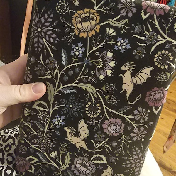 Reversible Book Cover Adjustable Bible Pouch Reusable Fabric Dust ...