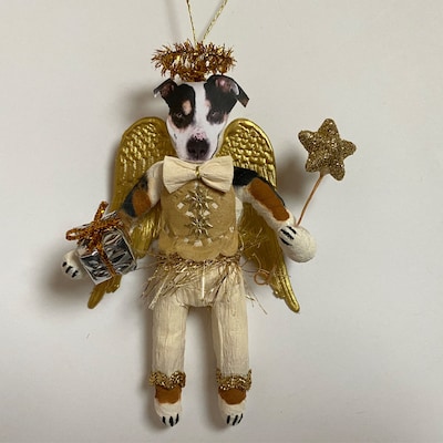 Johanna Parker Batty BAT HALLOWEEN Tree Topper Glitter & Glammed up 6 ...