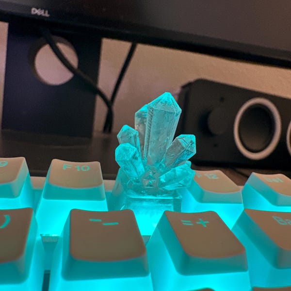 Clear Crystal Mechanical Keycaps 3D Printed - Etsy
