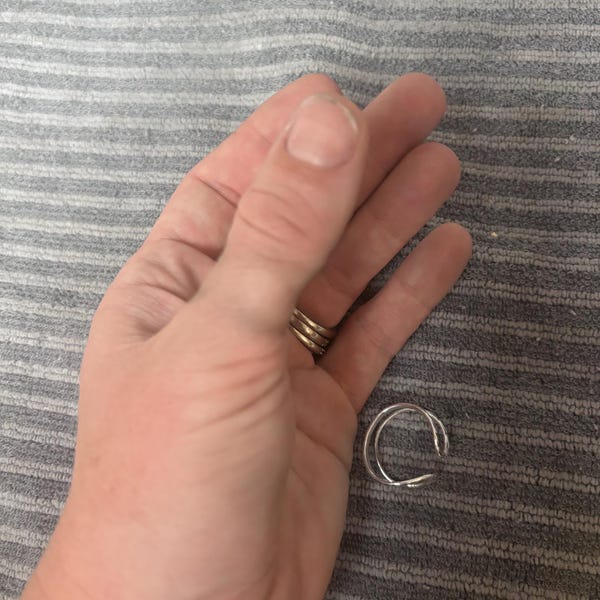 Sterling Silver Swan Neck for Dip Joints - Fingertip Arthritis Splint ...