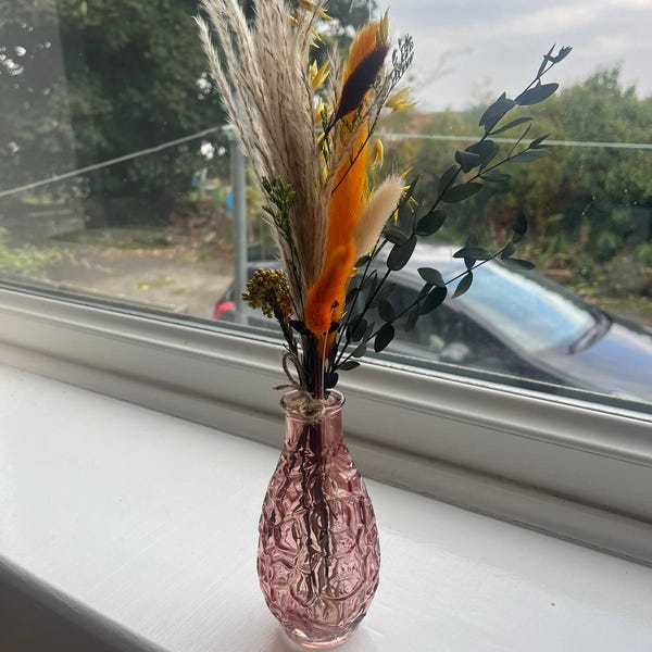ABBY | Multi Pastel Dried Flower Bouquet. Colorful Dried Flowers ...