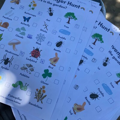 I Spy Scavenger Hunt PDF Downloadable Activity Sheet What's in the ...