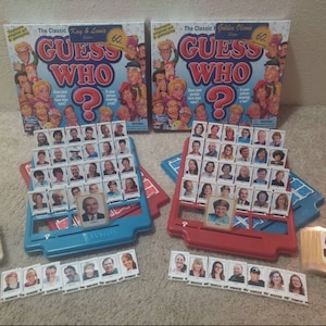 Personalized Guess Who Game - Etsy