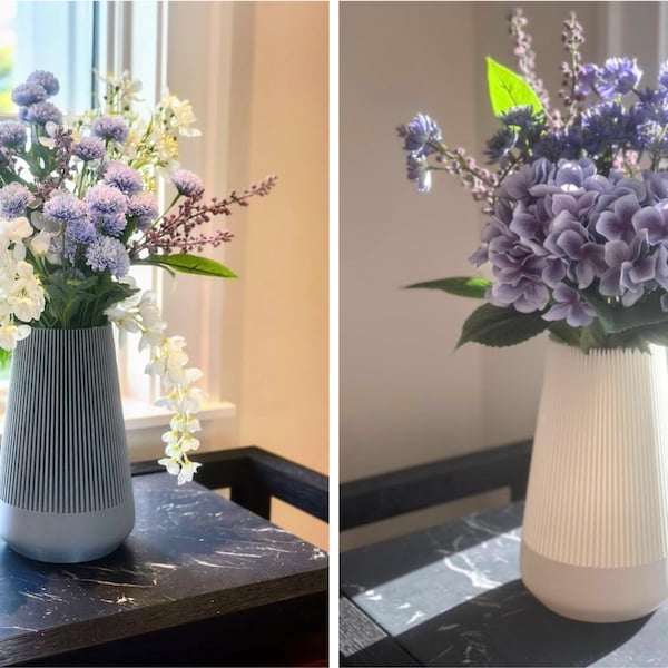 3D Printed Vase: Modern Minimalist Home Decor Centerpiece - Etsy