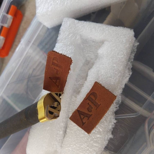 Custom Leather Stamp Leather Custom Brass Emboss Stamp Leather Brass ...