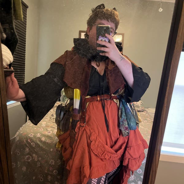 Hooded Leaf Cape - Renaissance Faire Capelet W/ Elven Woodland Style ...