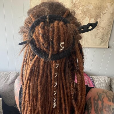 Viking Dreadlocks Dreadlock Ponytail Synthetic Dreadlocks on Elastic ...