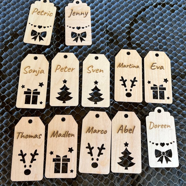 Christmas Gift Tag Svg, Png, Dxf, Eps, Pdf - Etsy