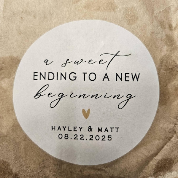 Wedding Welcome Stickers | Modern Minimalist Wedding Welcome Bag Label ...