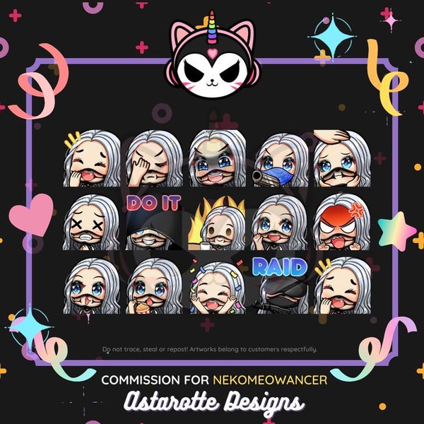 Custom Emotes, Emojis, Sticker or Sub Emotes for Your Twitch, Youtube ...