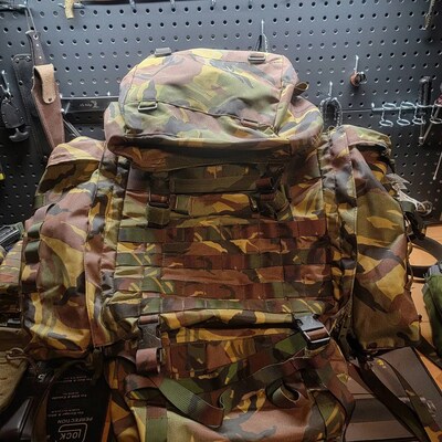 Genuine Dutch Army Rucksack DPM Woodland Combat Backpack 60L Tactical ...