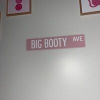 Personalized 4x18 Baby Pink Street Sign ANY TEXT Customized Cute ...