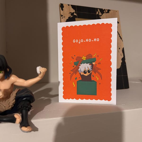 Jujutsu Kaisen Birthday Card // Happy Cursed Birthday, Satoru Gojo ...