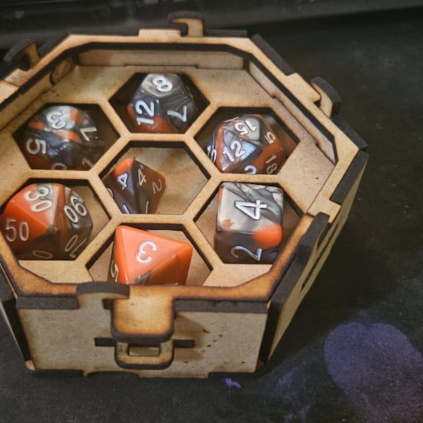 Hexagon Dice Box Digital Files, Laser Cut 3mm or 5mm, DXF SVG - Etsy