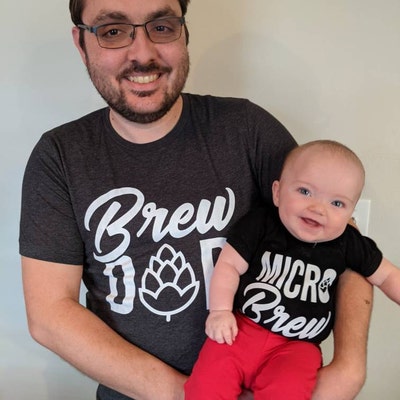 Brew Mom Shirt Brew Dad Micro Brew Baby Brewing Coffee Mom - Etsy