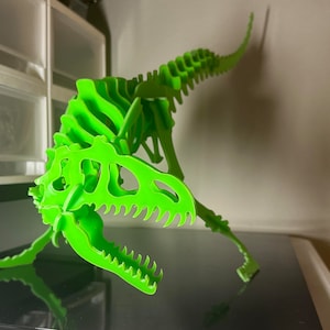 T-rex Dinosaur Digital Pattern Template File for Laser SVG DXF CDR ...