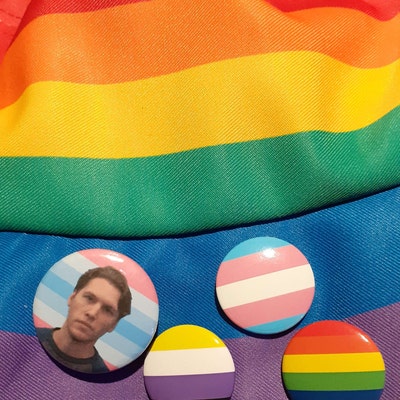 Jerma Pride Badge Jerma985 Twitch Streamer LGBTQIA Button Pin - Etsy