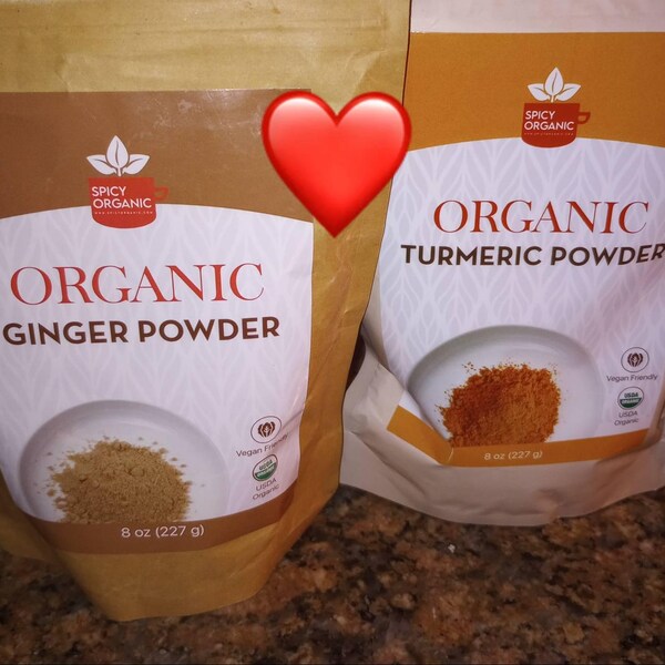 Organic Turmeric Powder: USDA Certified, Vegan Friendly - Etsy