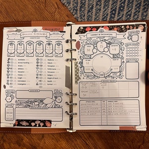 Dnd 5e Character Background: A4 Character Sheet PDF Compatible With ...