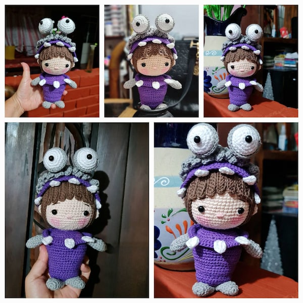 Booee,miky,sullisan and Outfit Crochet English Pattern - Etsy